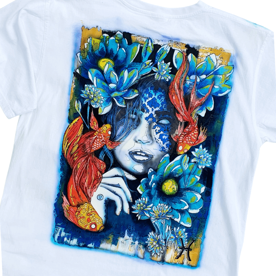 Wild Aura Apparel Custom Hand Painted Tshirts | Shannon Woodward Art